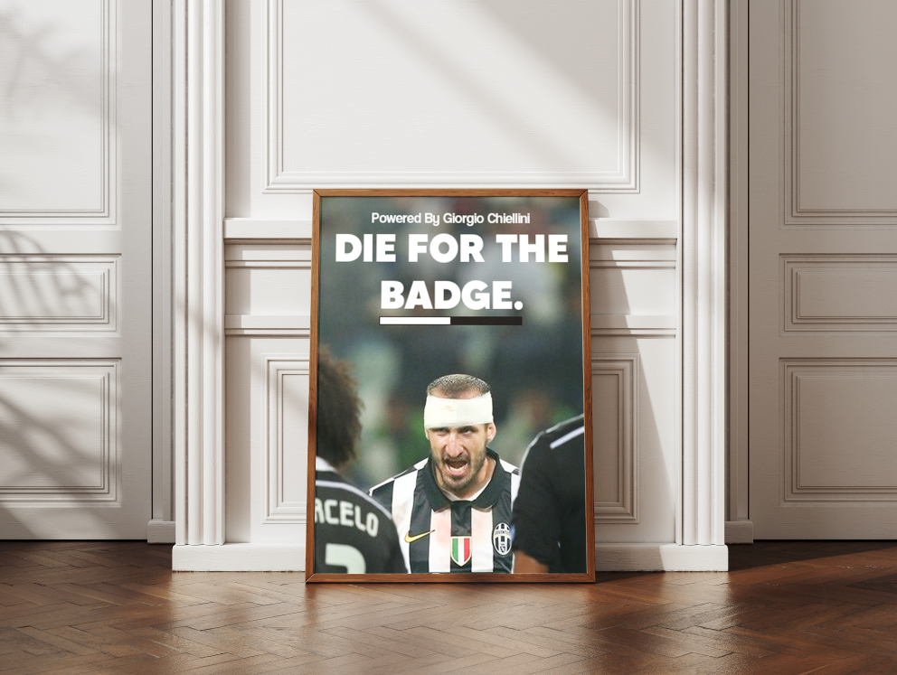 Giorgio Chiellini Die For The Badge – Football Fame Prints