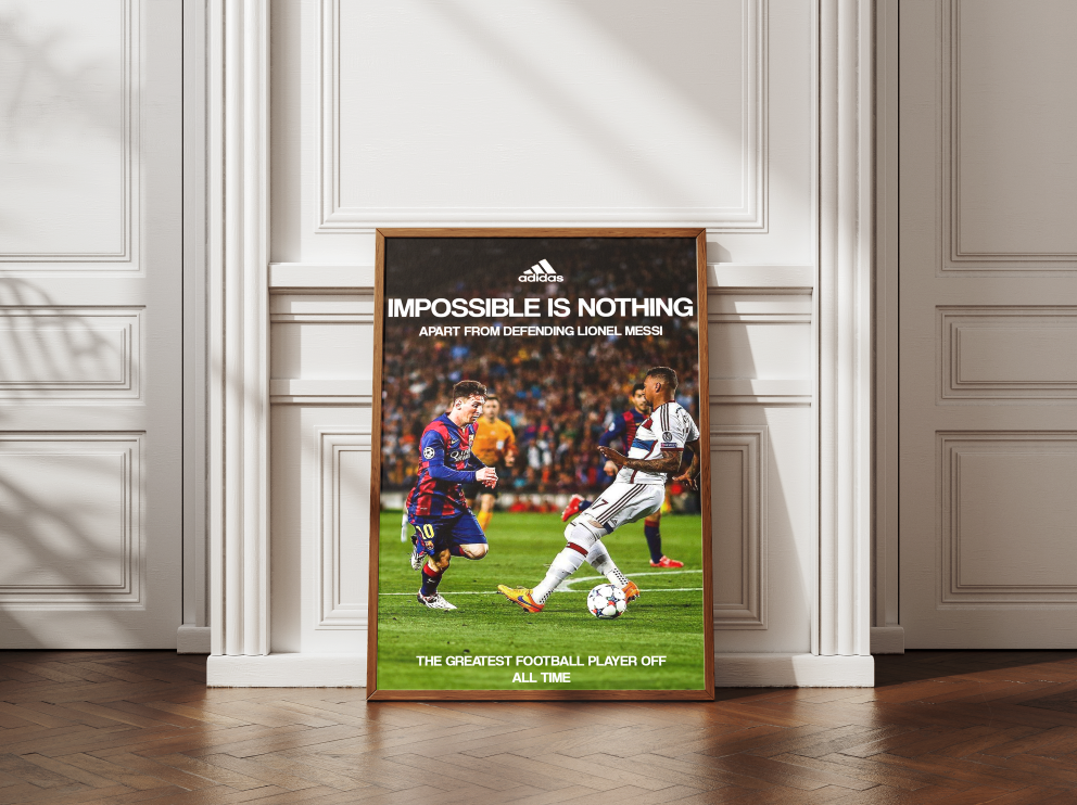 Lionel Messi: Impossible Is Nothing – Football Fame Prints